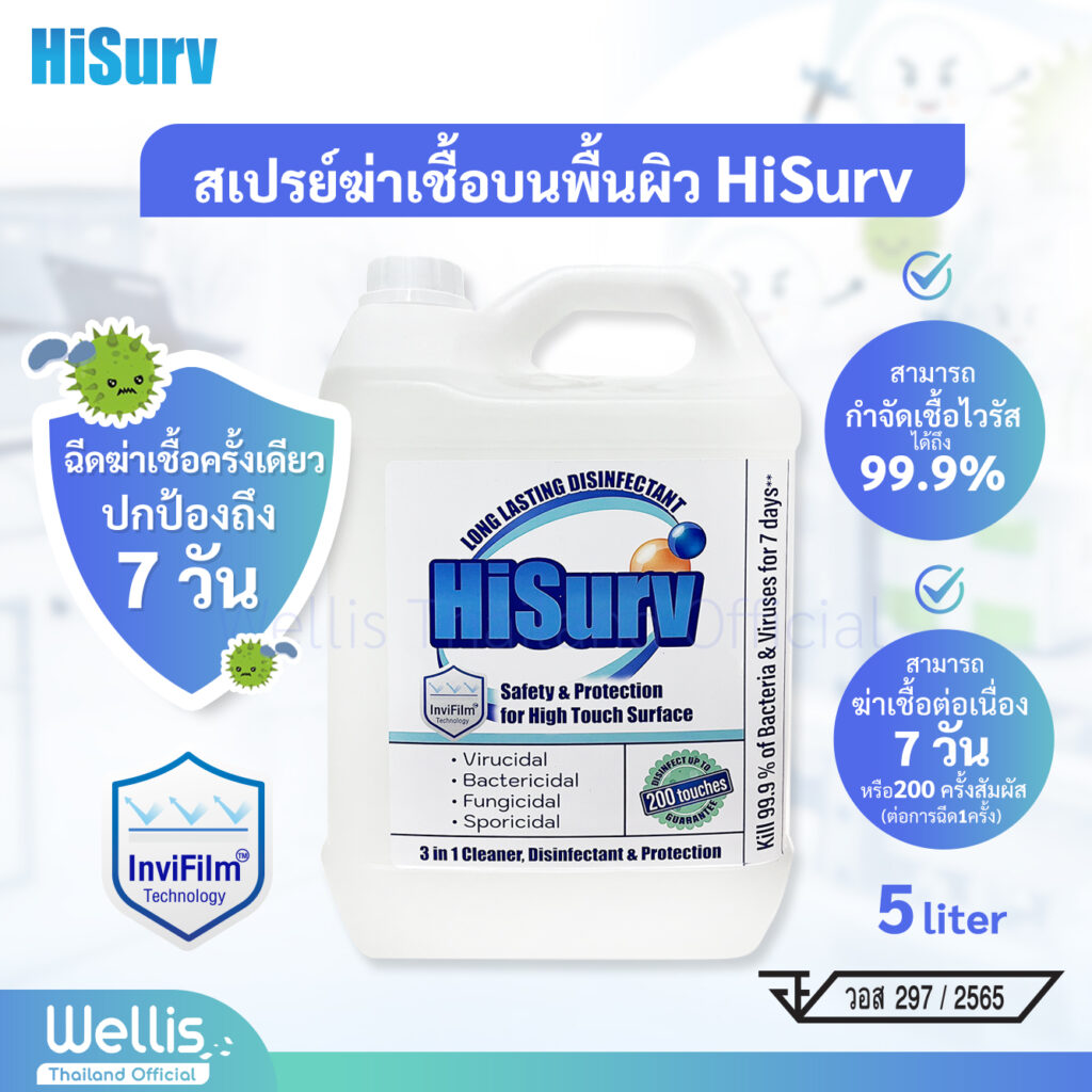 Hygiene 24/7 surface disinfectant spray